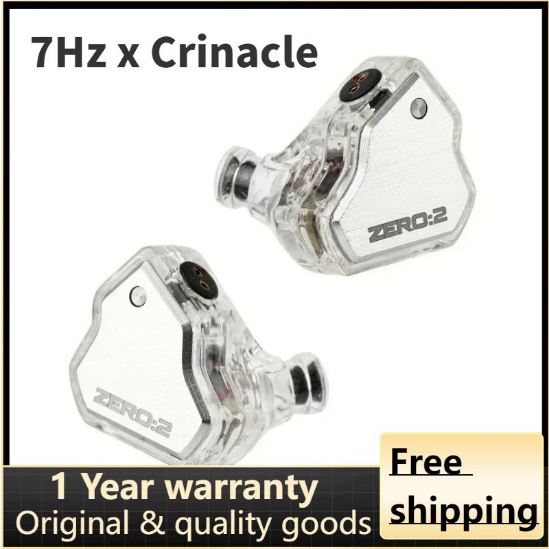 7Hz x Crinacle Zero 2 Headphone HIFI zero2 IEM 10mm Dynamic Driver ...