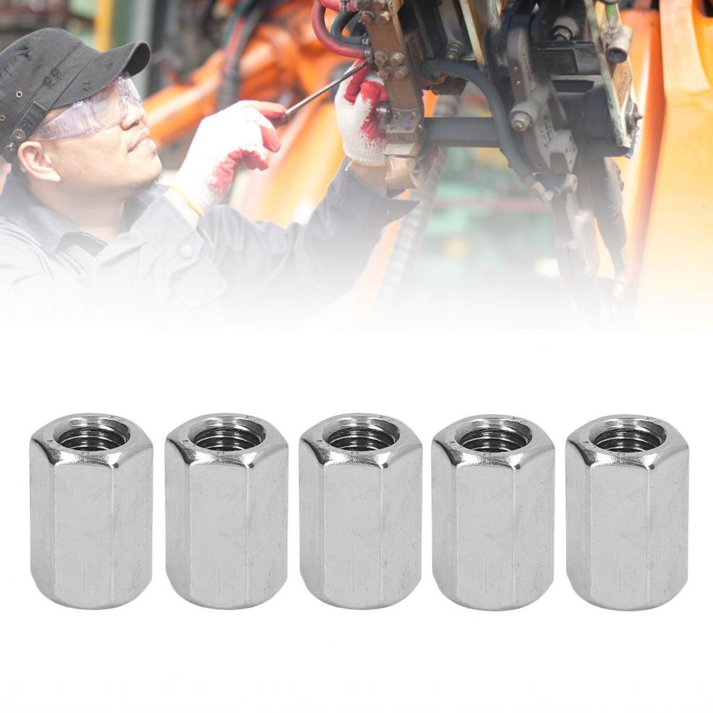 HEX coupling nut m12 การเชื่อมต่อ 5pcs สำหรับการติดตั้ง | Shopee Thailand