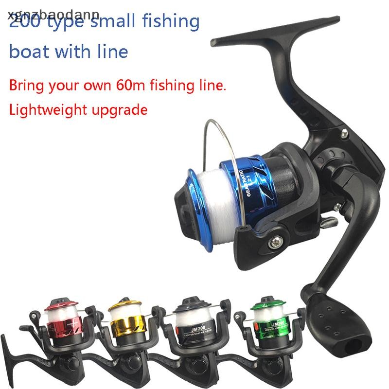 XGN แบบพกพาลากล้อปลา Ultralight Fishing Reel Gear Ratio Spinning Reel ...