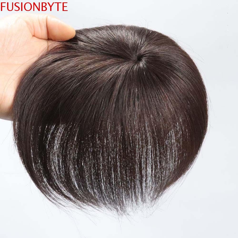 FUSIONBYTE แผ่นผมคลิปปุยธรรมชาติเปลี่ยนครอบคลุมผมสีขาวอุปกรณ์เสริมผมปลอมเพิ่มผมไม่มีรอยต่อแผ่นผม ...