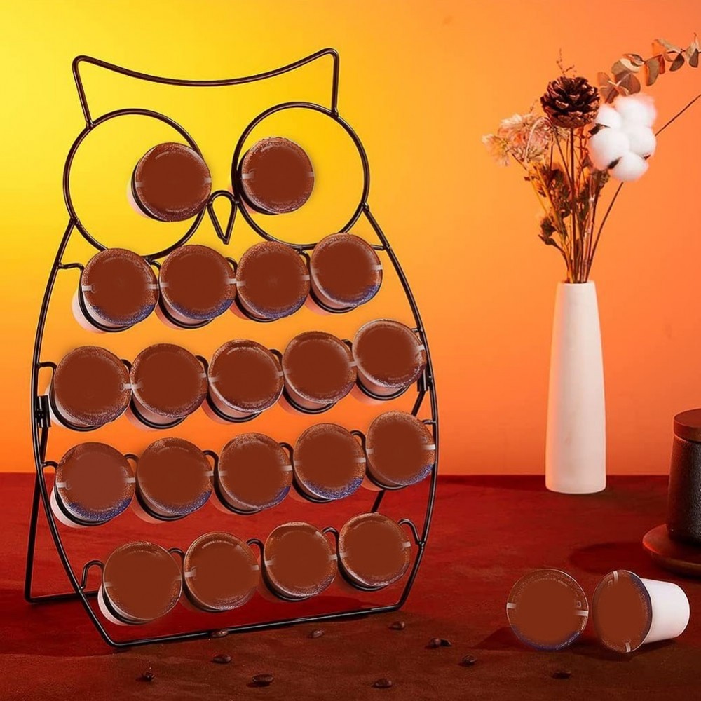 【BIG DISCOUNT】Innovative Coffee Capsule Organizer in Owl Shape Easy ...