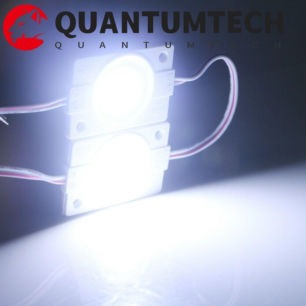 QUANTUMTECH 20 ชิ้นโมดูล Led, 12 V 24 V Luminous COB Light, การออกแบบโฆษณาป้าย Super Bright สี ...