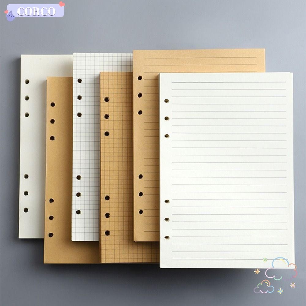 CORCO 80Sheets Notebook Refill Paper,กระดาษคราฟท์แนวนอนสาย/กระดาษใบหลวม ...