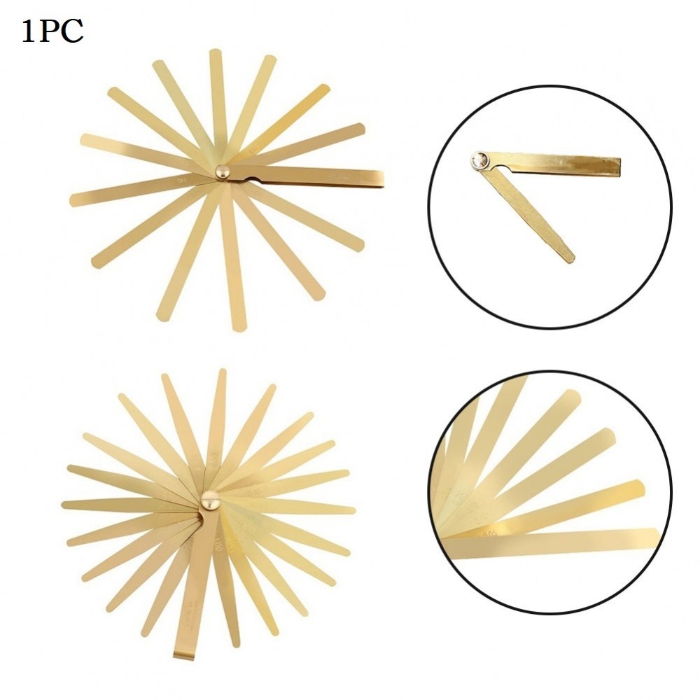 Feeler Gauge Metal 0.05-1.00 Millimeters For Mechanics Thickness Gauge ...