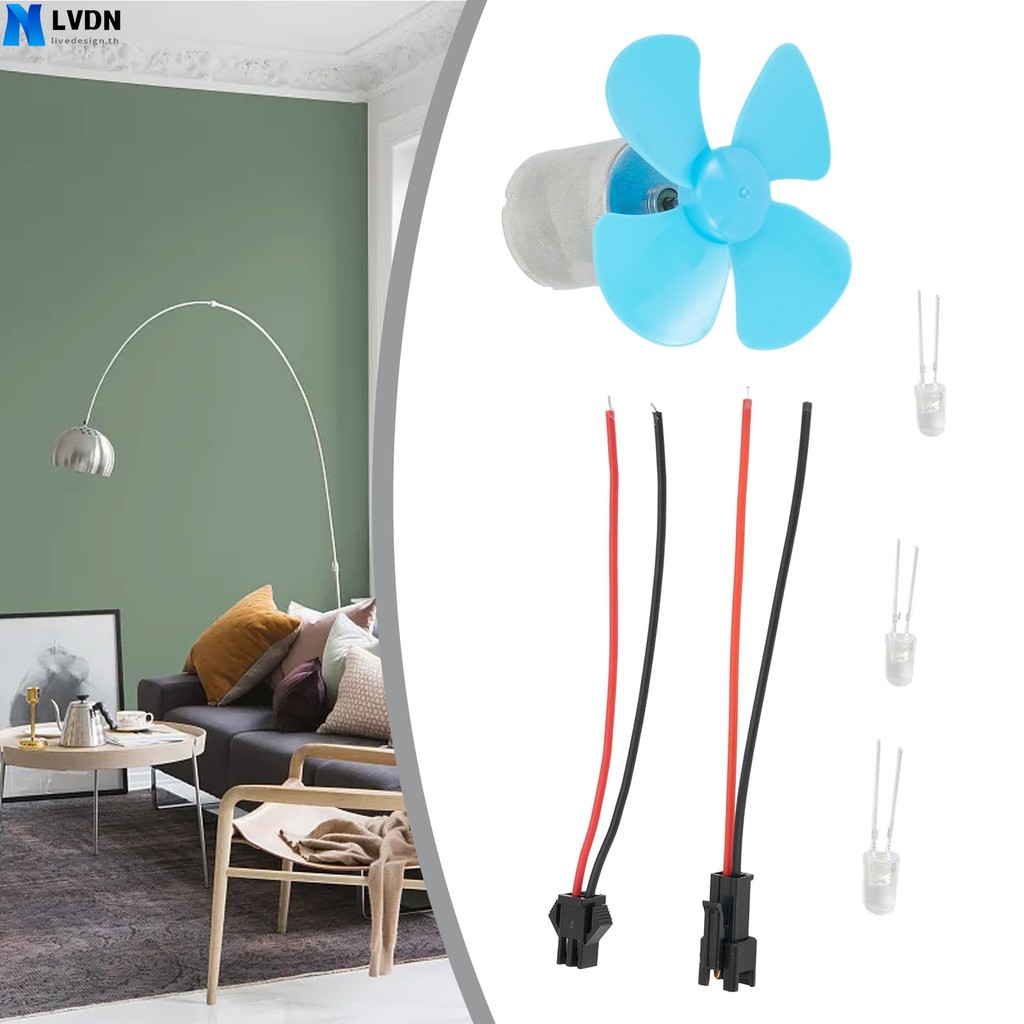 ชุดเครื่องกําเนิดไฟฟ้ากังหันลม เครื่องกําเนิดไฟฟ้า Micro Dynamo DC 0 ...