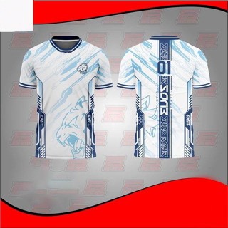 เสื้อยืด evos eSports พร้อมพิมพ์ "evos" E-Sports "MPL" Men's Game ...