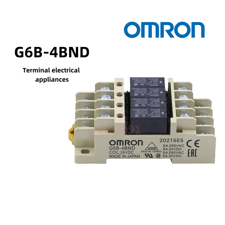 เทอร์มินอลรีเลย์ Omron G6B-47BND G6B-4BND ฐาน G6D-F4B 24V DC | Shopee Thailand