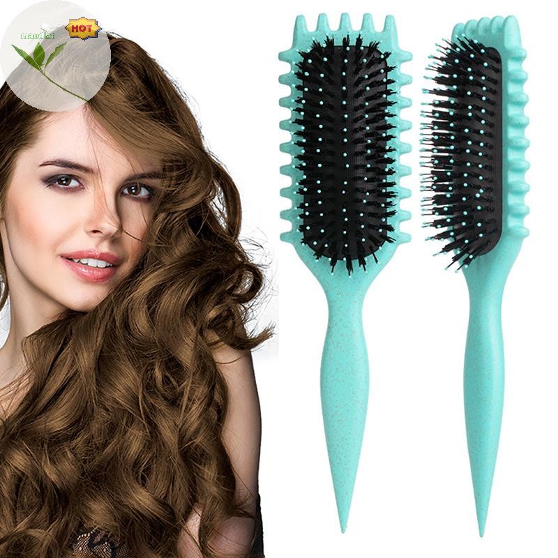 Maud Curls Define จัดแต่งทรงผมแปรง Boar Bristle Detangling แปรงผม ...