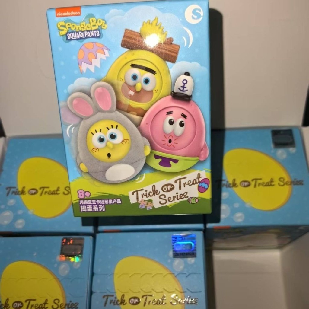 ※กล่องสุ่มซีรีส์ SpongeBob SquarePants Trick-or-Treat ใหม่ ของเล่นตก ...
