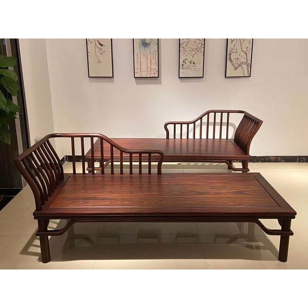 East African Rosewood Chaise Lounge Bed Tatami Lohan Bed Nap Bed Beauty ...