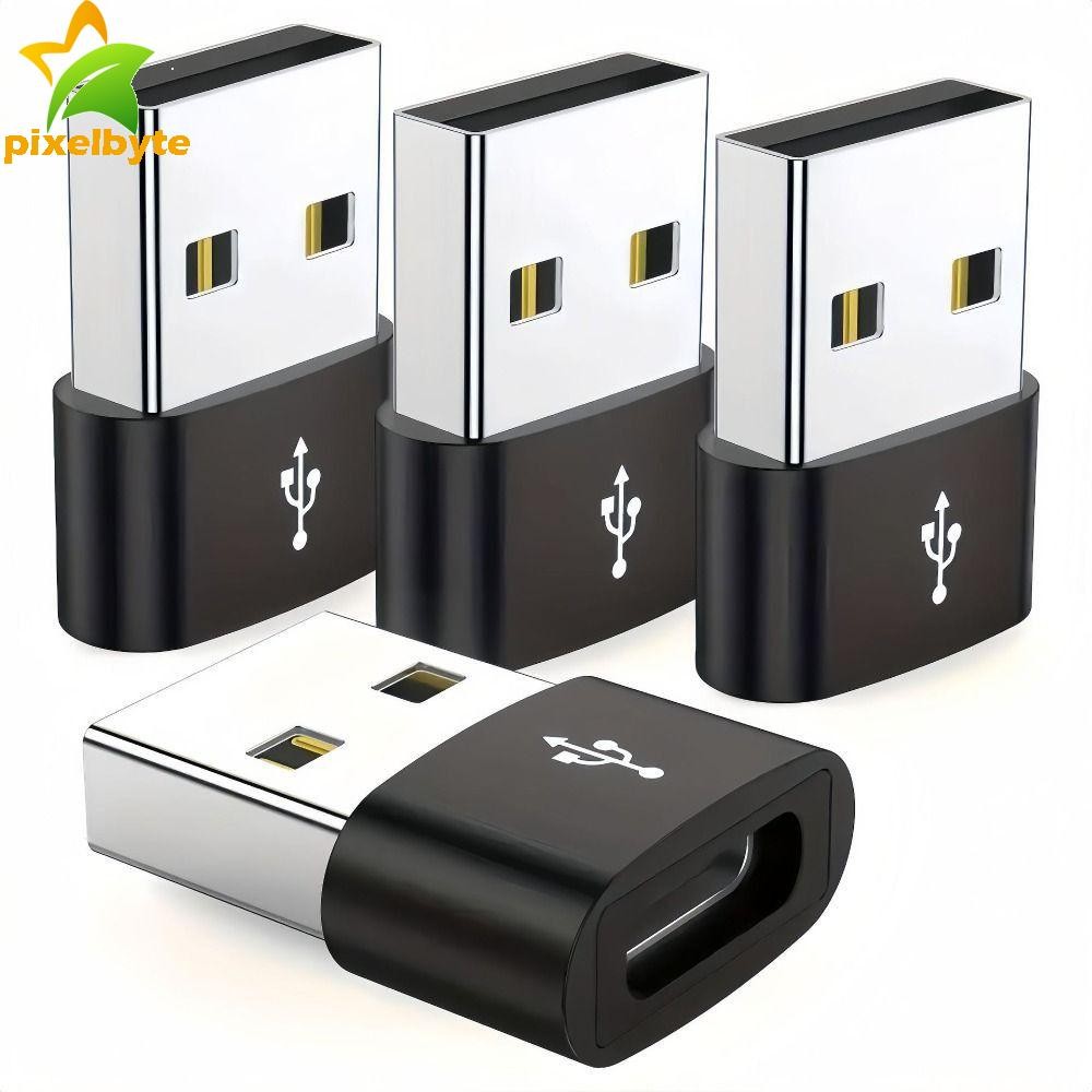 Pixelbyte 5 ชิ้น OTG Data Adapter, อลูมิเนียมอัลลอยด์มัลติฟังก์ชั่น USB Type C อะแดปเตอร์ ...