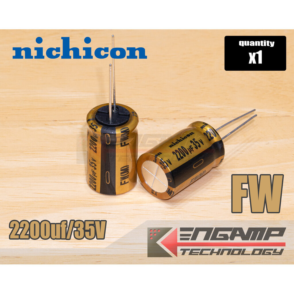 (1ตัว) [E-CAP] 2200uf/35V 85ºC Nichicon FW (M) 16x25mm P=7.5mm | Shopee ...