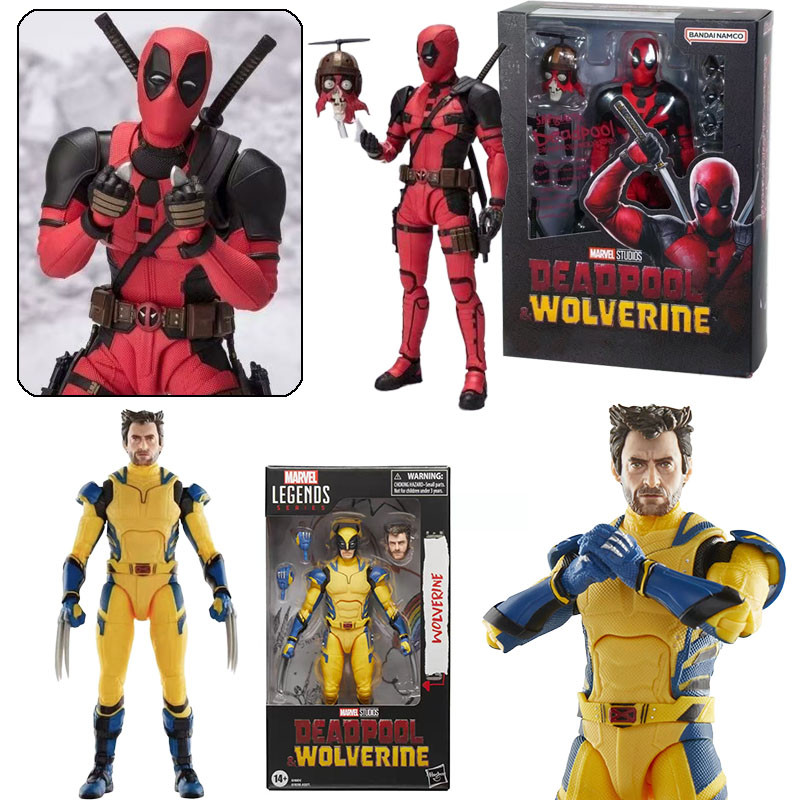 รุ่นฟิล์มตุ๊กตา Wolverine Action Figure SHF Deadpool 3 CT ของเล่น ...