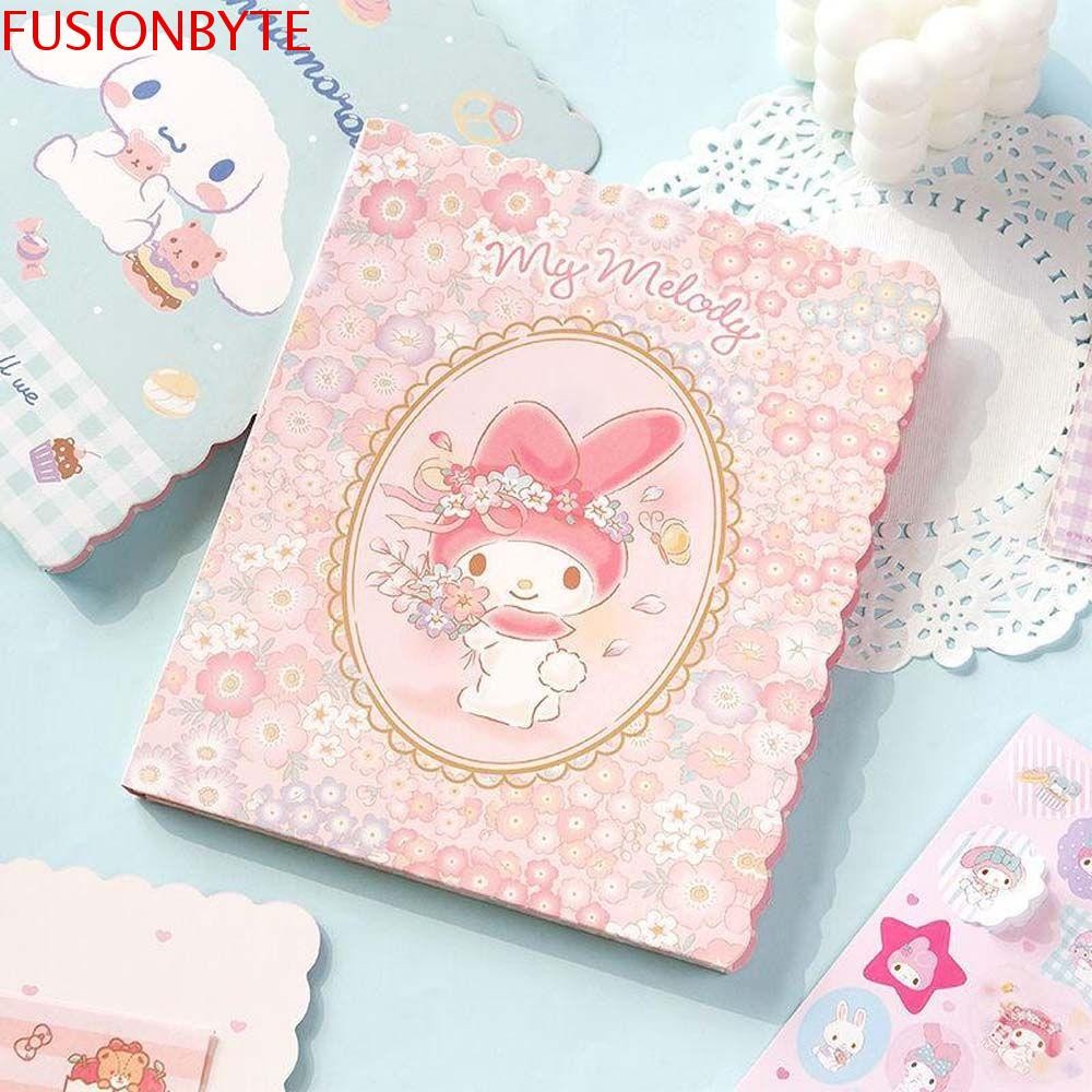 FUSIONBYTE กระดาษตัวอักษร Kawaii เครื่องเขียน My Melody Cinnamoroll คําเชิญการ์ดอวยพรซองจดหมาย ...