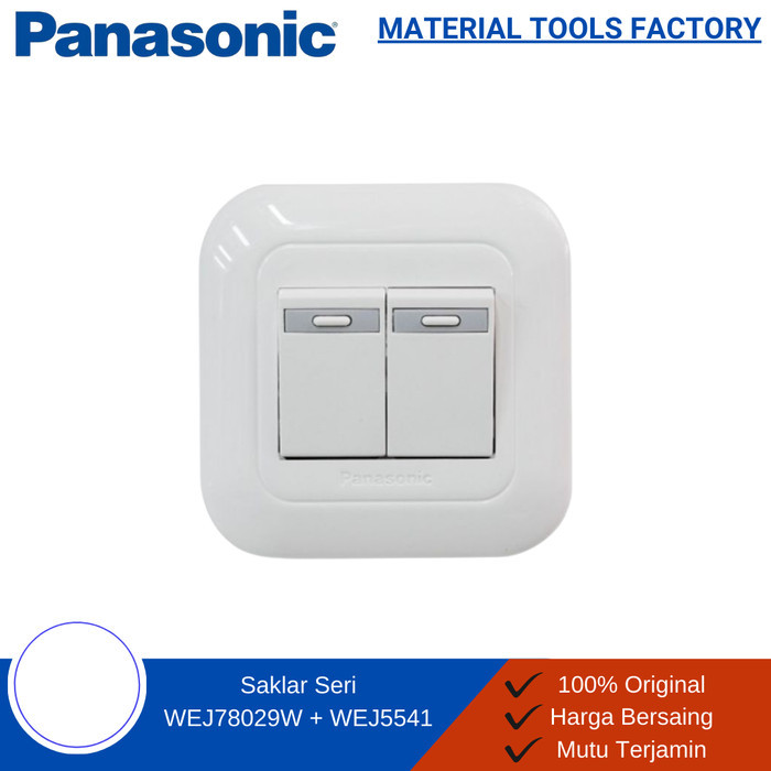 Panasonic Wide Series switch WEJ78029W + WEJ5541 - สวิตช์ไฟ panasonic ...