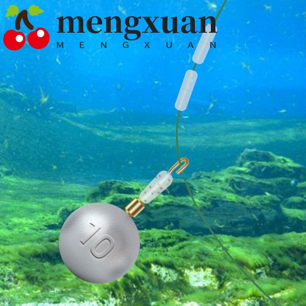 Mengxuan 10 ชิ้น/ล็อตน้ําหนักตกปลา Sinkers, ตะกั่วน้ําลึกปลาคาร์พเหยื่อ ...