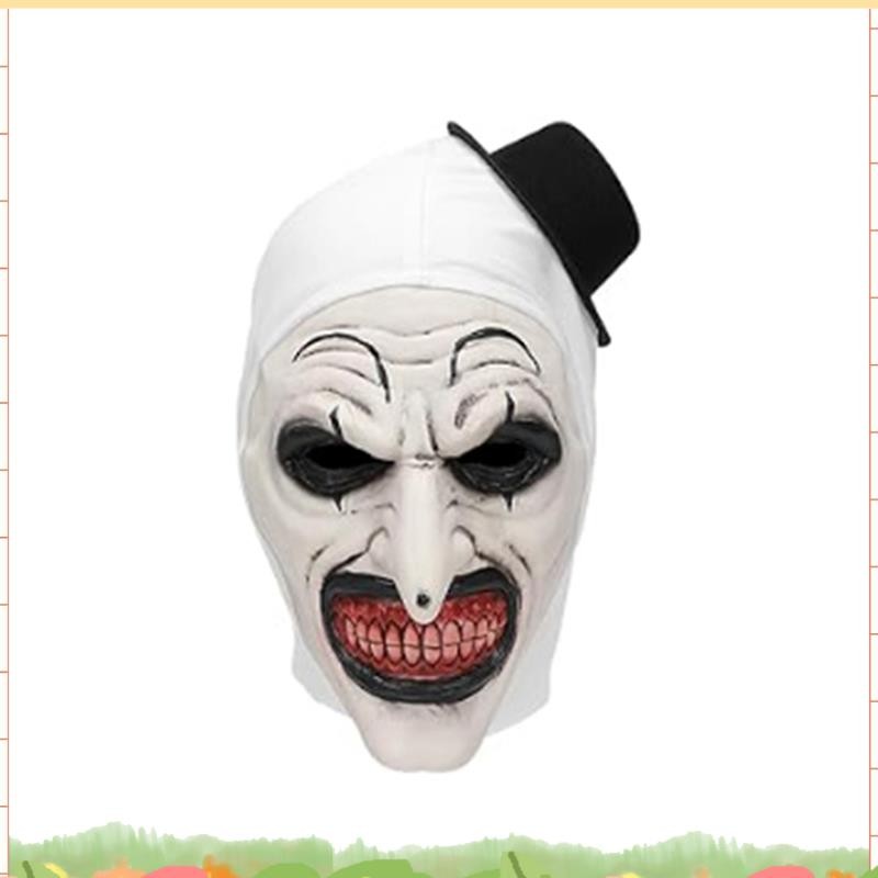 Super Halloween Terrifier Mask Clown Mask น่ากลัว Joker เครื่องแต่งกาย ...