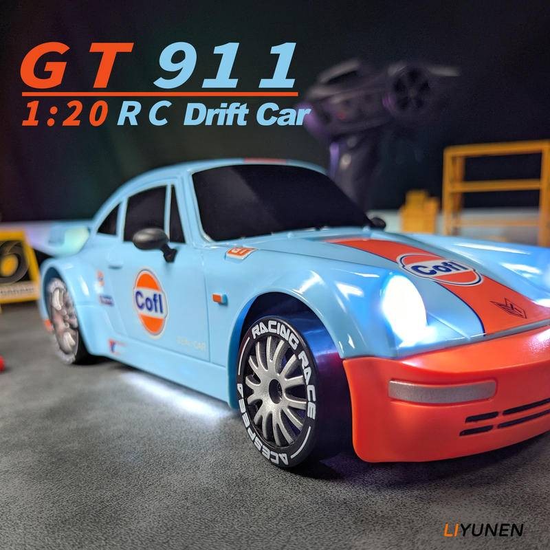 Limited Edition 1/20 4WD RC Drift รถ Porsche 933 2.4G รีโมทคอนโทรลรถ ...