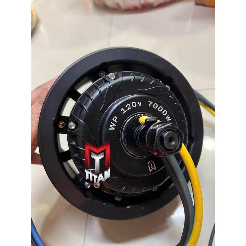 มอเตอร์สกู๊ตเตอร์ไฟฟ้า 72v-120v 7000w ขอบ 6.5นิ้ว ใช้กับยาง 11นิ้วสำหรับสกู๊ตเตอร์ | Shopee Thailand