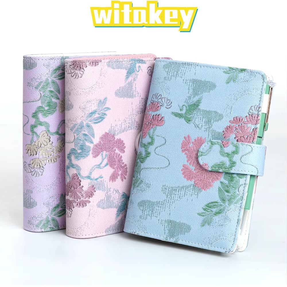 Witakey A6 Budget Binder, สมุดโน๊ตใบหลวม PU ปัก, อัลบั้มภาพเก็บสมุดสะสมรีฟิล | Shopee Thailand