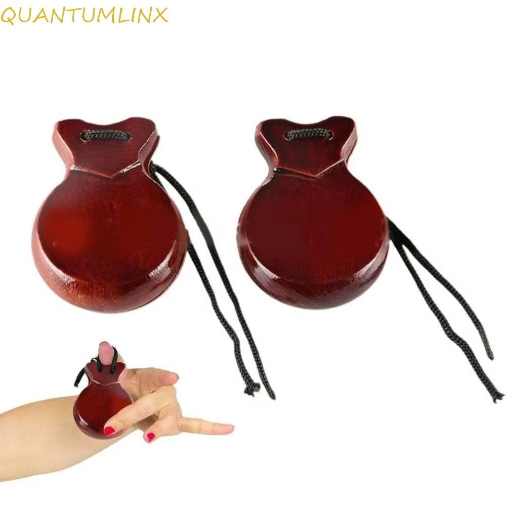 QUANTUML Flamenco Dance Castanets, ไม้แบบดั้งเดิมสเปน Castanets ...