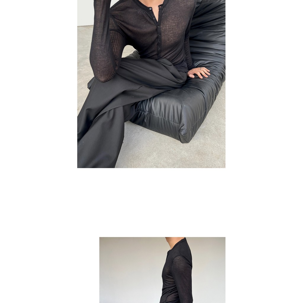 ERSHENSHI ซีทรูยืดหยุ่น Henry Collar Base ดีไซน์เข้ารูปพอดีตัว สวมใส่ ...