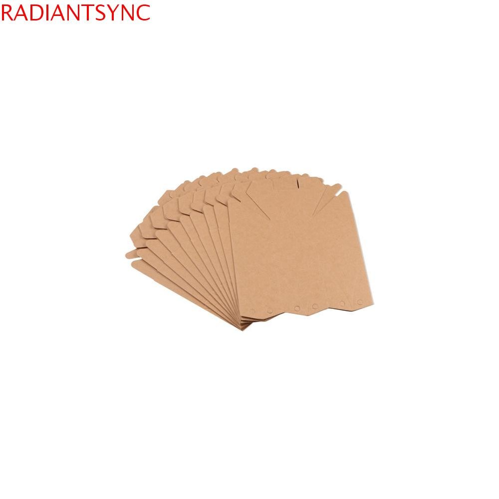 RADIANTSYNC Candy Box Package 10/30/50 ชิ้นวาเลนไทน์บ้านกระดาษคราฟท์กระดาษแข็งงานแต่งงานโปรดปราน ...