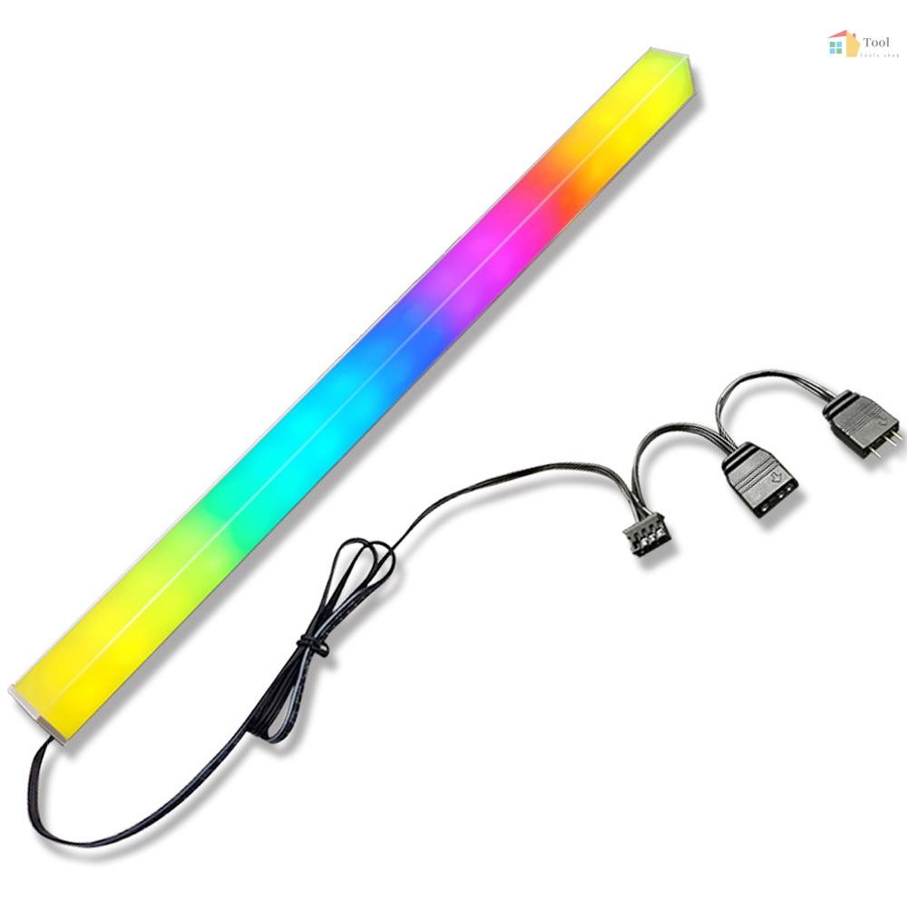 Coolmoon Magnetic ARGB LED Strip Dual Side Light Strip Rainbow PC Case ...