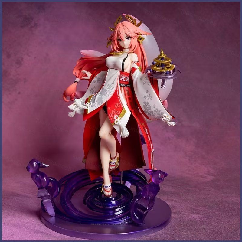24 ซม.Genshin Impact Yae Miko Action Figure Fox Mean ตุ๊กตาของเล่น ...