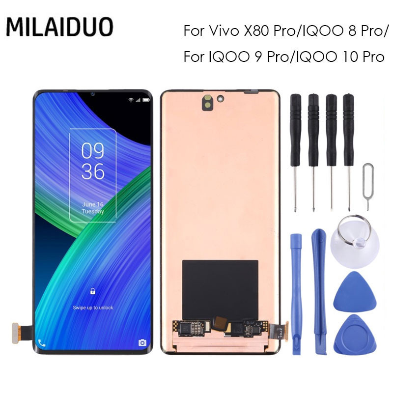 Lcd ต้นฉบับสําหรับ Vivo X80 Pro / IQOO 8 Pro / IQOO 9 Pro / IQOO 10 Pro ...