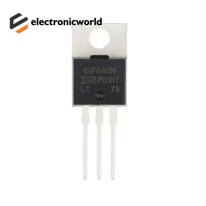 ของแท้ IRF640NPBF TO-220 N Channel 200V/18A In-Line MOSFET Field Effect ...