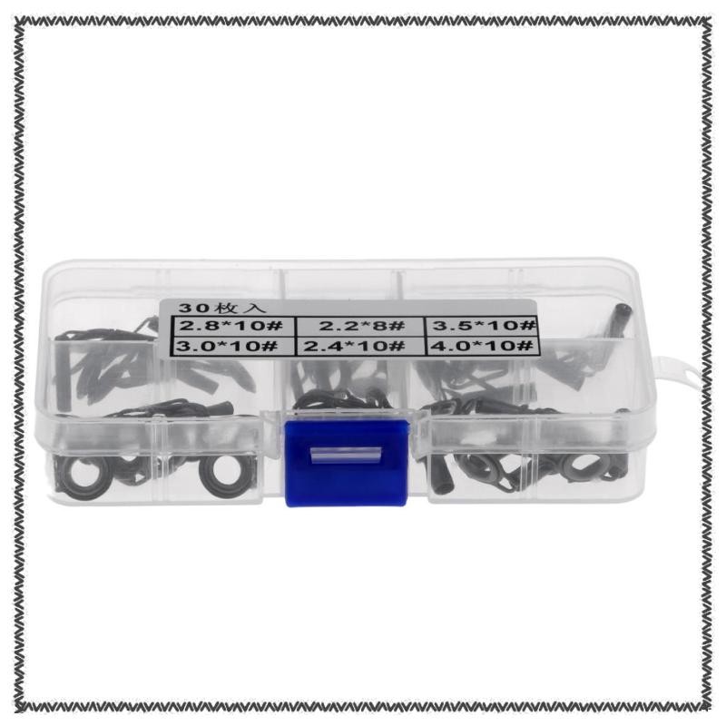 [MCA] คู่มือเบ็ดตกปลาสแตนเลส 30 ชิ้นแหวนชุดซ่อมก้าน DIY เคล็ดลับแหวน | Shopee Thailand