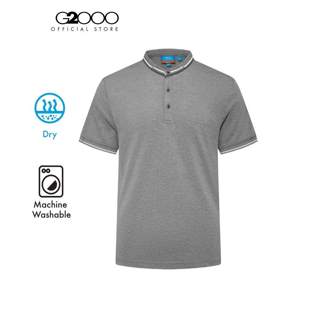 G2000 เสื้อโปโลสำหรับผู้ชาย ทรง Smart Fit รุ่น 4614327293 GREY | Shopee Thailand