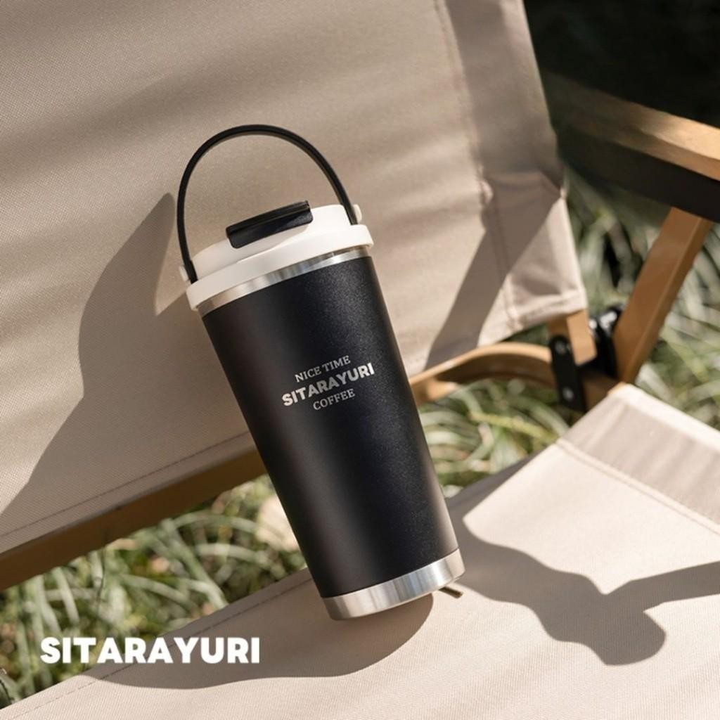 SITARAYURI แก้วกาแฟ สแตนเลส304 มีกรองชาในตัว ขนาด 560ml ใส่เครื่อเลงดื่มได้ทั้งอุ่นและเย็น ขนาด ...