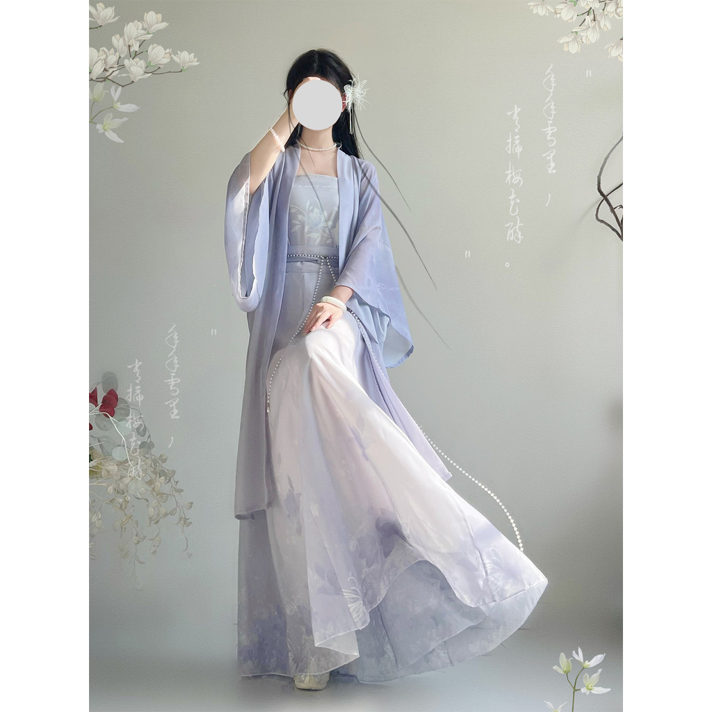 Original Song-Made หญิง Hanfu Changgan วัดสไตล์จีน Slimmer ดูเอวยาว ...