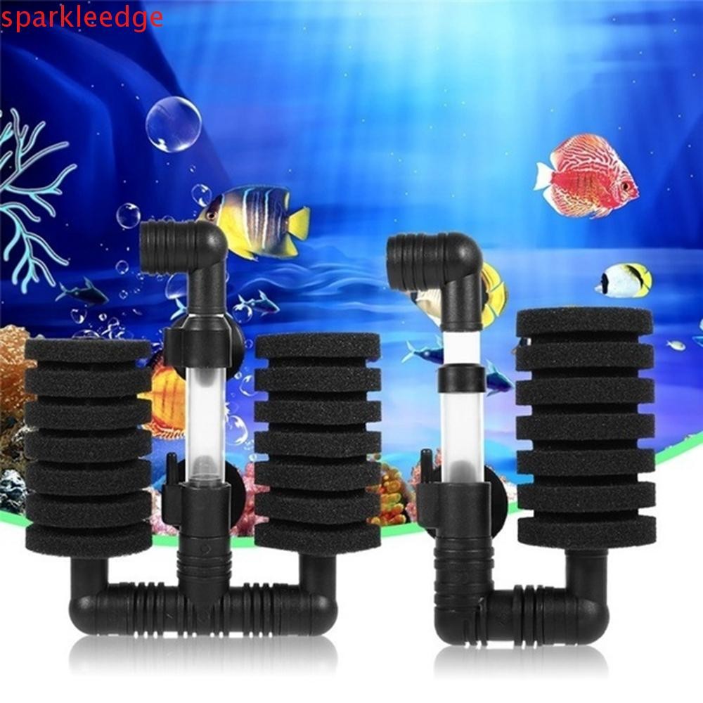 ประกายไฟ Bio-Sponge Filter Biological ซึมผ่านดี Home Air Driven Sponge Fish Tank Accessory ...