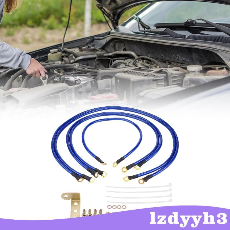 [Lzdyyh3] ชุด 5 สายกราวด์รถยนต์ Generic อะไหล่อเนกประสงค์ เรียบง่าย ประกอบ PVC | Shopee Thailand