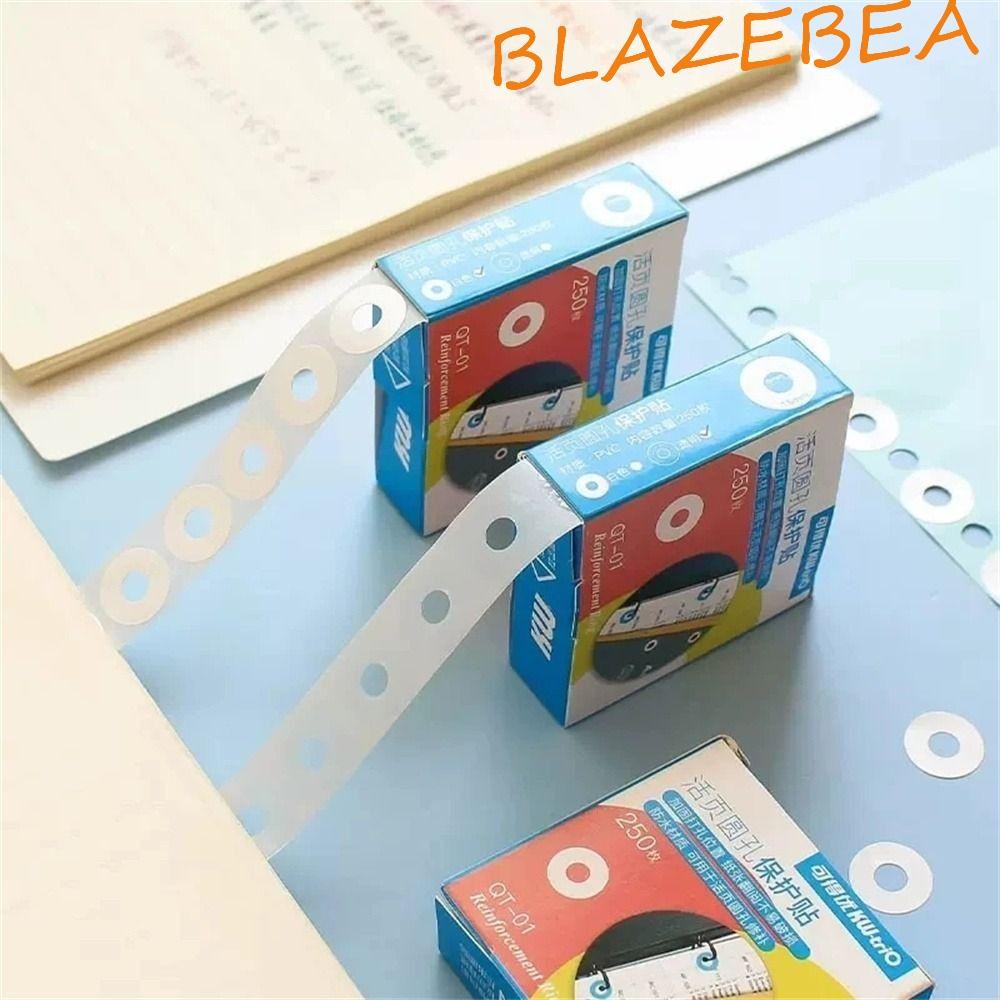 BLAZEBEA ป้ายเสริมรู 15 มม.กาวโรงเรียน Suppiles หลวม Leaf เครื่องเขียน 250 ชิ้นสติกเกอร์รอบ ...