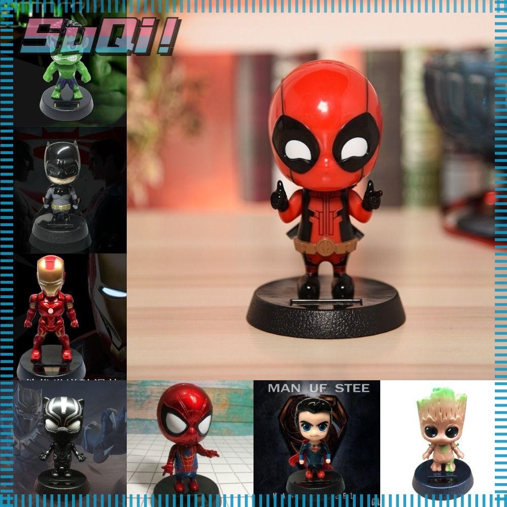 เครื่องประดับรถยนต์ SUQI, ตุ๊กตา Avengers Deadpool Swing, ผู้ชายแมงมุม ...