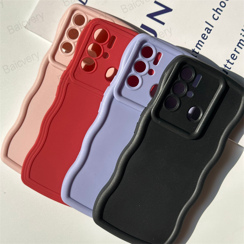 สําหรับ Tecno Pova Neo LE6 LE6h พร้อมวงเล็บสีสันสดใส Ripple Border ...