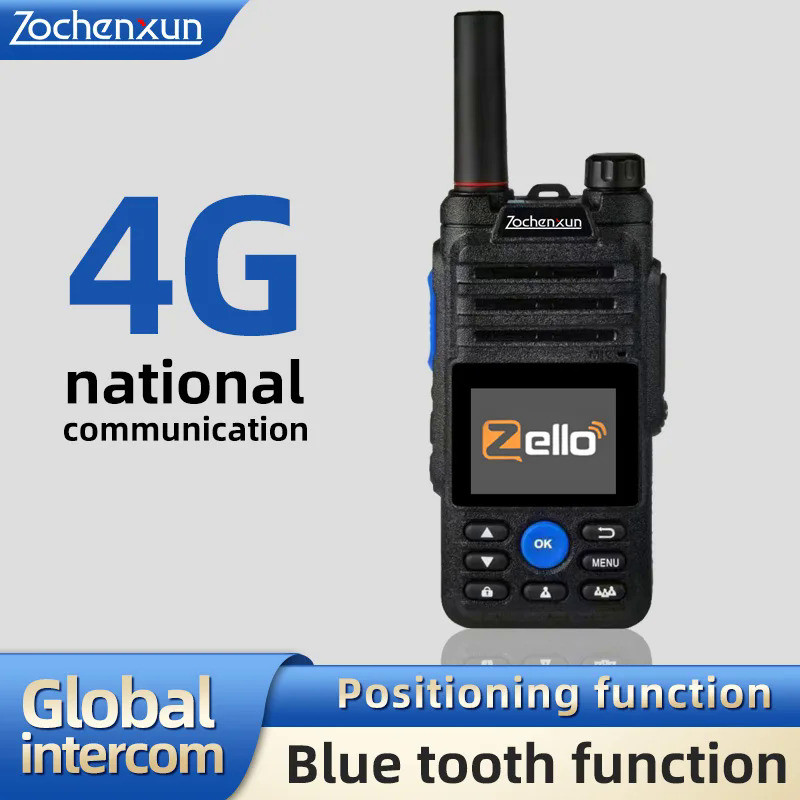 B5 Zello Walkie Talkie 4g Radio With Sim Card Blue tooth Long Range Two ...