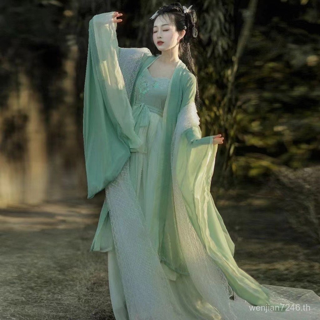 Su Yan Hanfu หญิงผู้ใหญ่ชุดโบราณเต็มหน้าอกเต็มกระโปรงนักเรียนสไตล์จีน ...