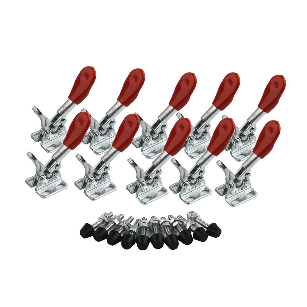 Llma_คุณภาพสูง 10 ชิ้นสีแดงสลับ Clamp GH-201A เครื่องมือมือที่วาง ...
