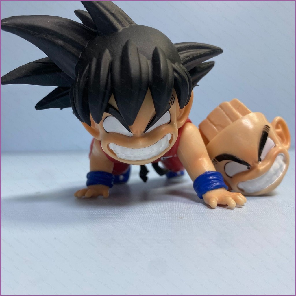 Ellen Dragon Ball Action Figure Saiyan รุ่น Q Crawling Goku Swappable ...