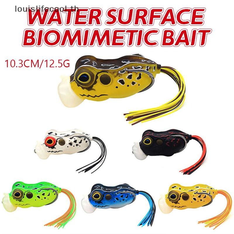 Louislifecool Surface System Bionic Lure 10.3 ซม./12.5g Big Mouth Thunder Frog เหยื่อปลาเลียนแบบ ...