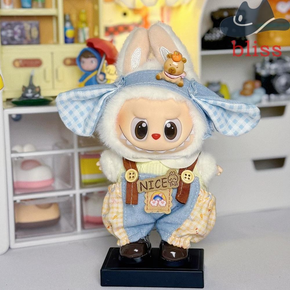 BLISS 1 ชุด Labubu Doll Clothes Set, Capybara การ์ตูน Labubu Plush ชุด ...