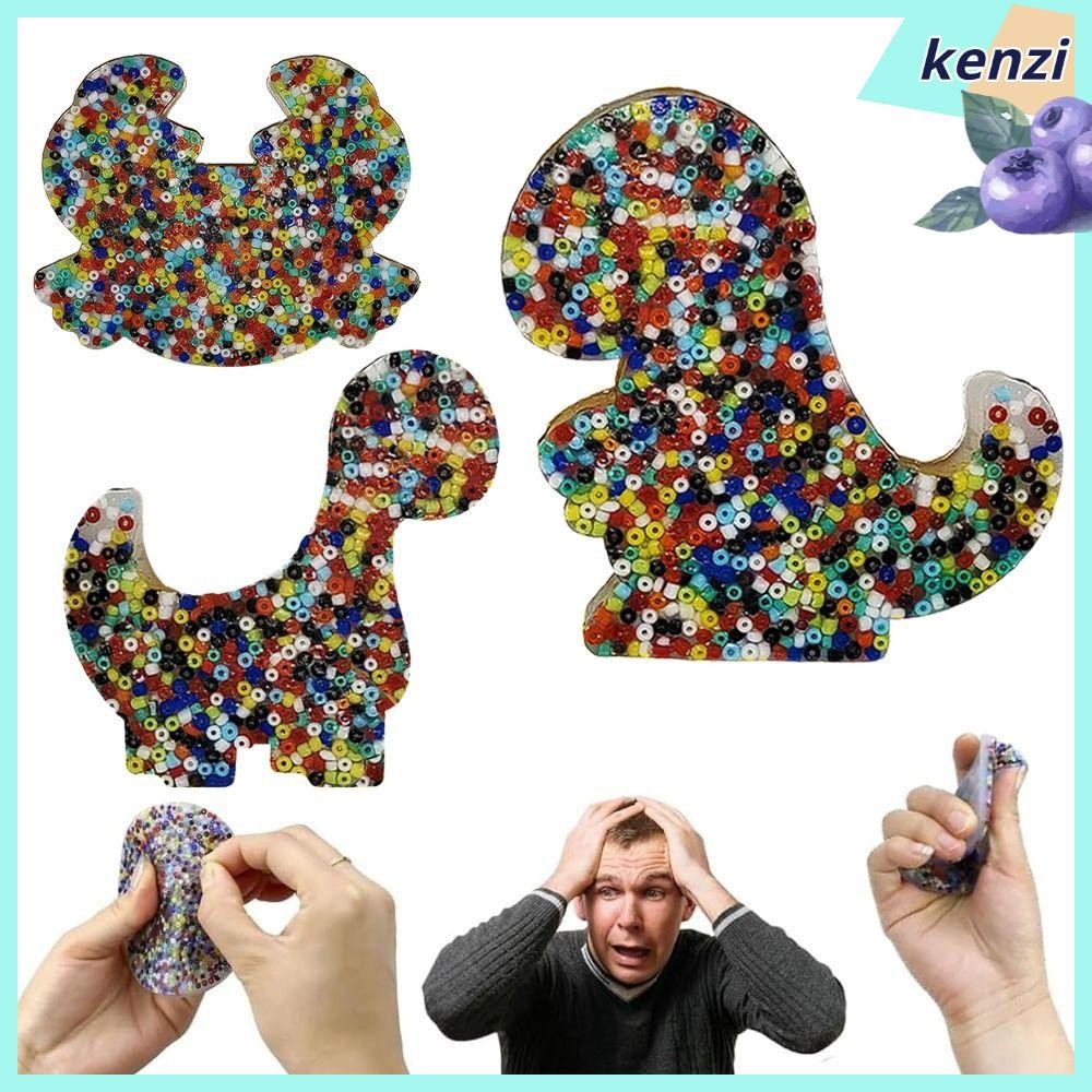 KENZI Skin Picking Fidget ของเล่น,ซิลิโคนไดโนเสาร์ Crab Deer Pick Pad ...