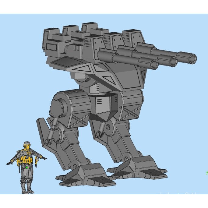 แขนหุ่นยนต์ GDI Mecha Robot Armored Mech ขนาด 7 ซม. จาก Red Alert ...