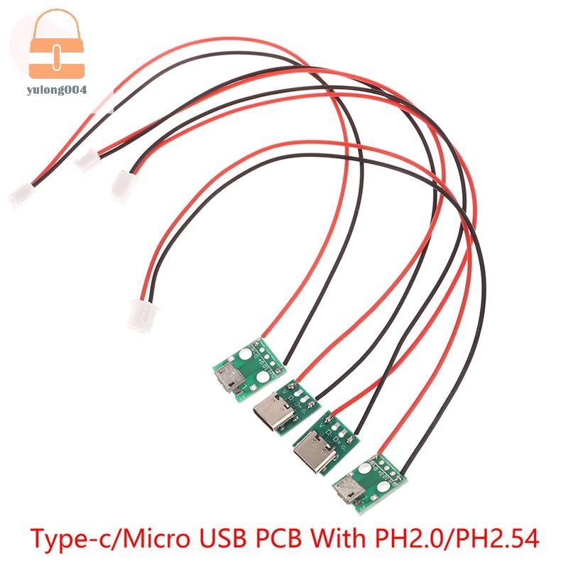 [PE] Type-c PCB พร้อมอะแดปเตอร์แปลง Cabel Micro USB เป็น DIP หญิงเชื่อม ...