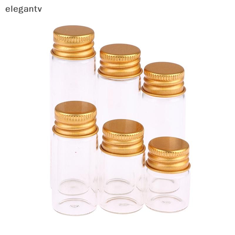 EGN 10 ชิ้น 5/7/10/14/18/20ML ขวดแก้ว ขวดแก้วจิ๋ว ขวดปิดผนึก ขวดที่ ...